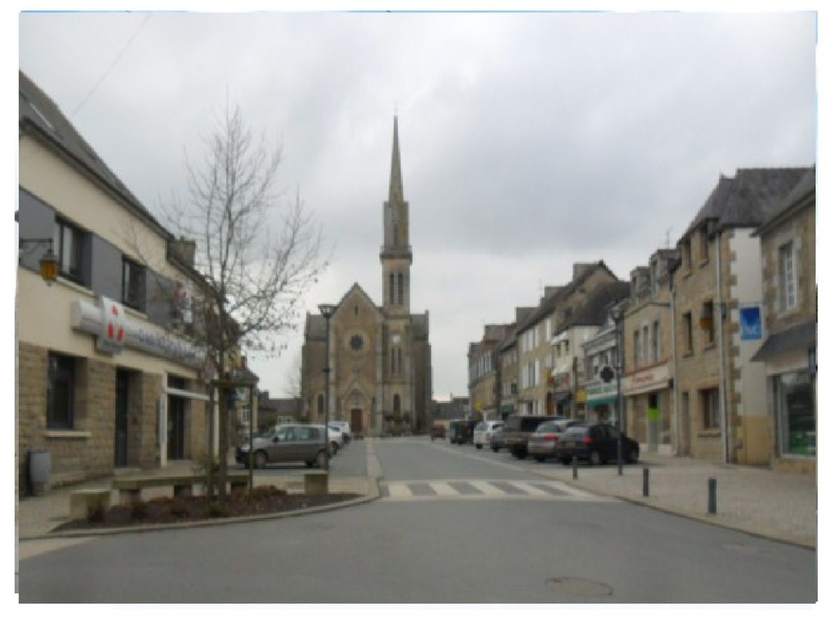 à travers la ville de Broons - poudouvre