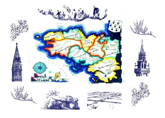 La Bretagne, poême de Elisa Morin 1803-1885 - poudouvre