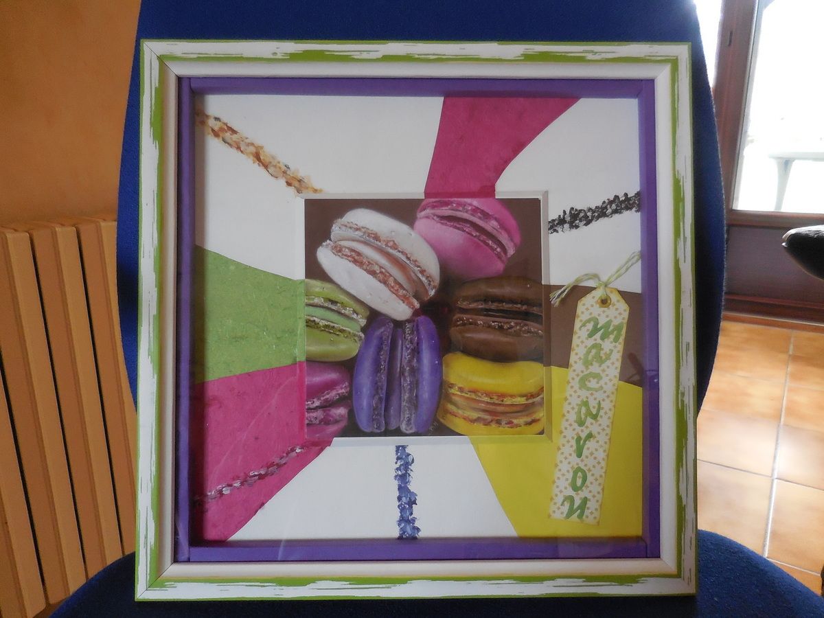 2eme cadre macarons pour ma cuisine - Le blog de isabelleencadrements ...