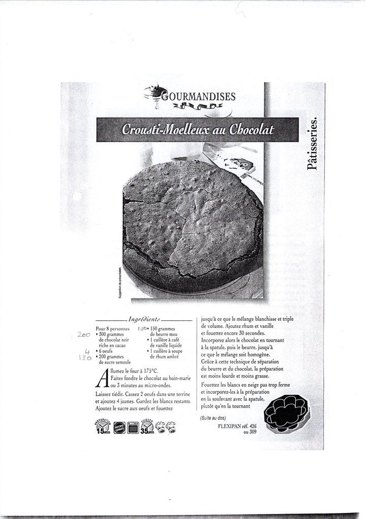 CROUSTI-MOELLEUX AU CHOCOLAT