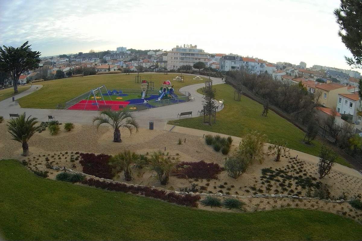 Le parc des roses aux Sables d'Olonne