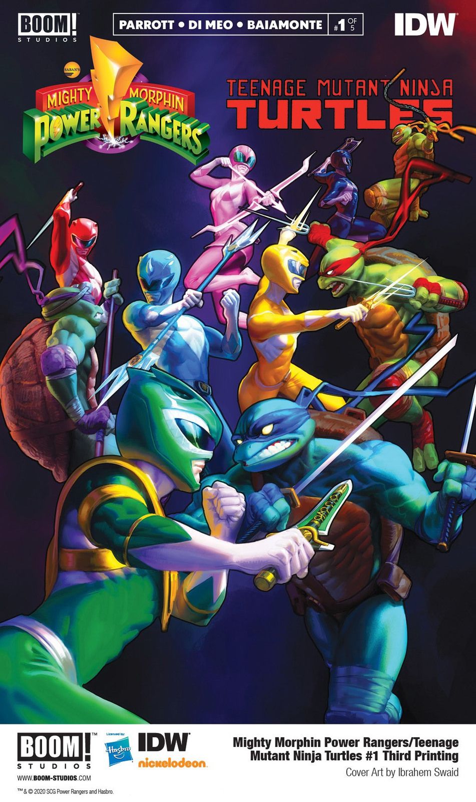 Mighty Morphin Power Rangers vs Teenage Mutant Ninja Turtles (round 3 ...