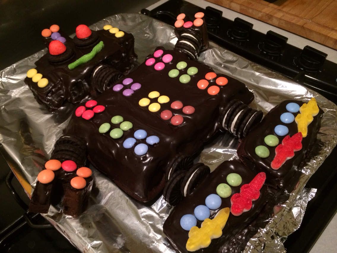 Gâteau d'anniversaire Robot - SofiLafée