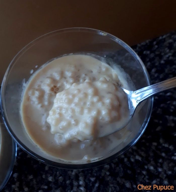 Tapioca au lait de coco - Chez Pupuce