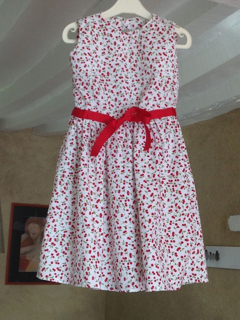 Robe fillette d'été (30euros) - Soph'île En Aiguille