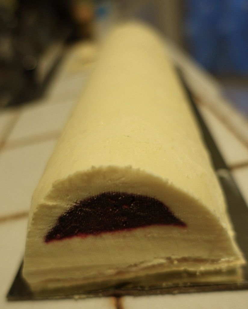 Bûche à la vanille insert aux fruits rouges - Escapades épicées