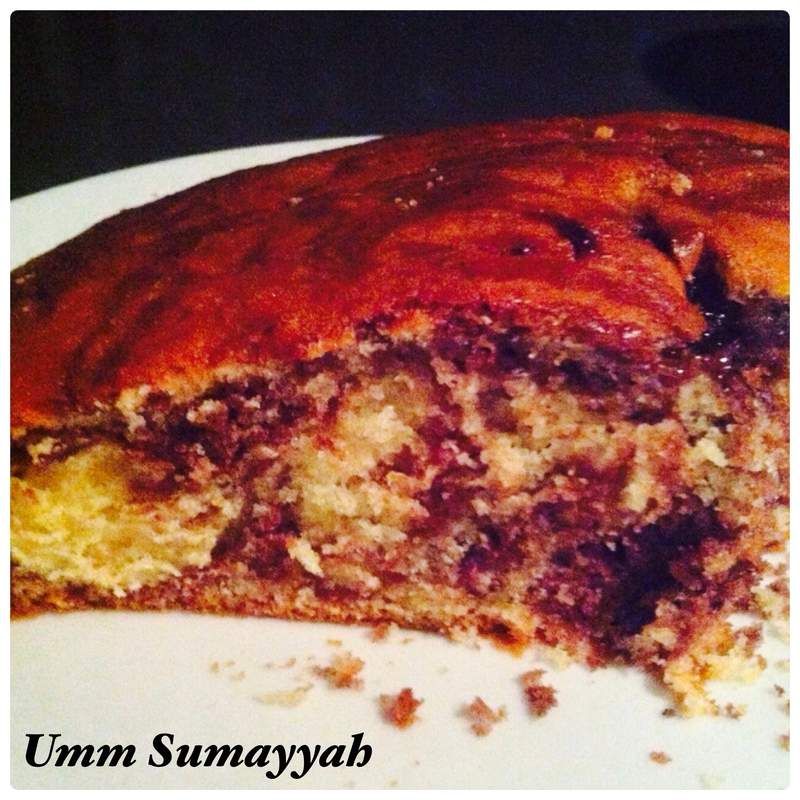 Gâteau Marbré, moelleux!! - La Cuisine d' Umm Sumayyah
