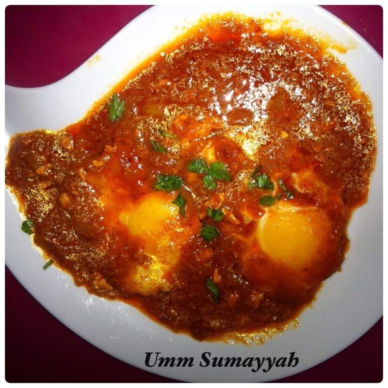 Ojja Tunisienne (oeufs en sauce) - La Cuisine d' Umm Sumayyah