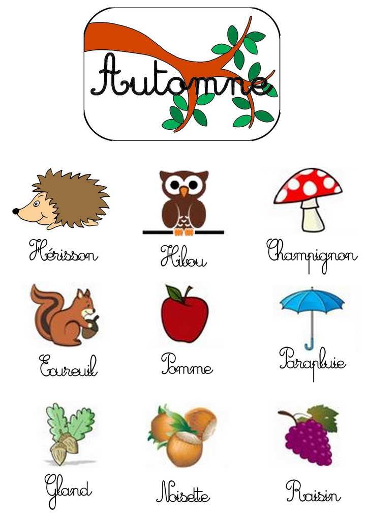 Classeur d'activité - Automne - Chez nounou Emilie