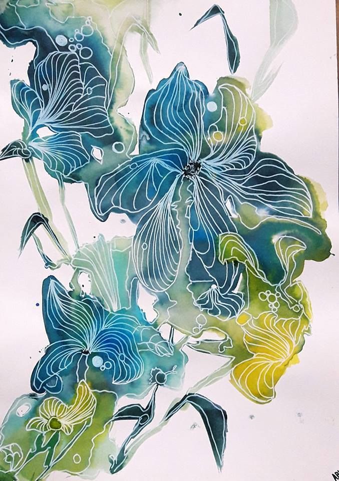 Encres de toutes les couleurs - L'Atelier d'Abby