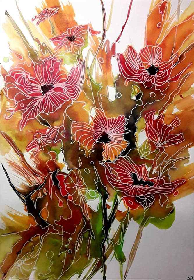 Encres de toutes les couleurs - L'Atelier d'Abby