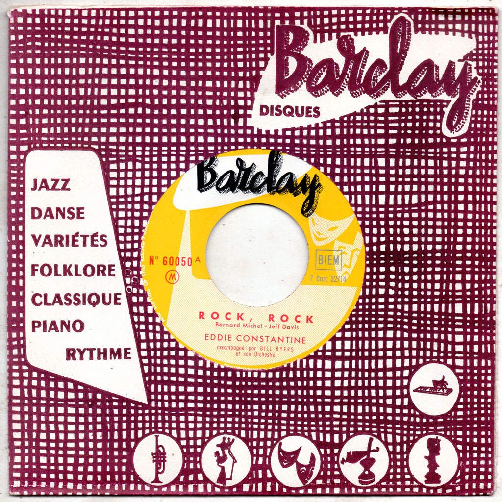 Eddie Constantine - Rock rock - tournedix-le-gaulois