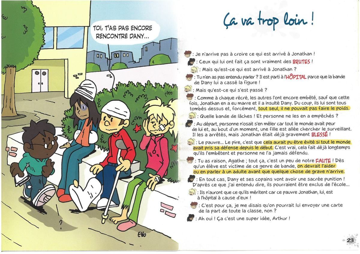 Saynètes sur le harcèlement (petite pièce de théâtre) - Le blog de l ...