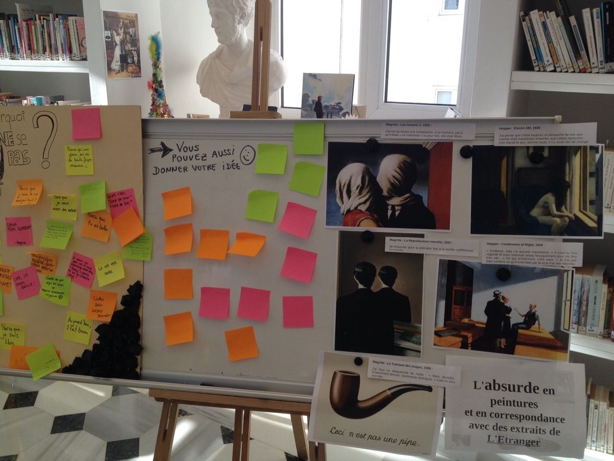 Camus, l'absurde et les élèves de 12e - Le blog de Grignotte-livres