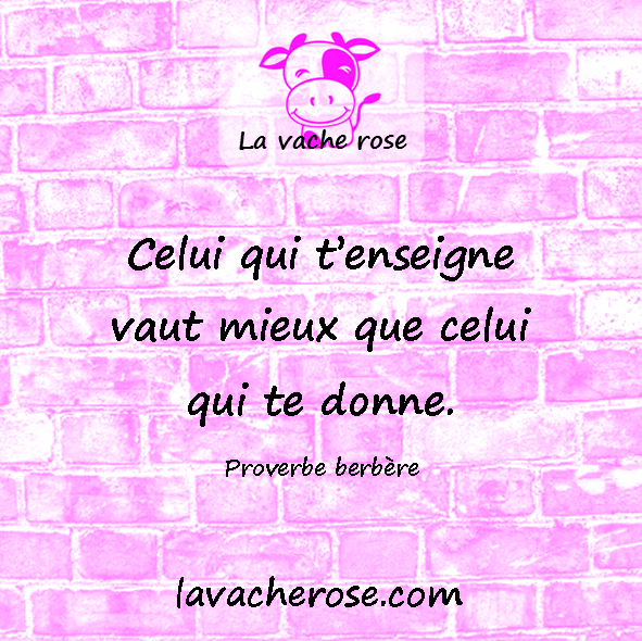 Proverbes berbères - La vache rose