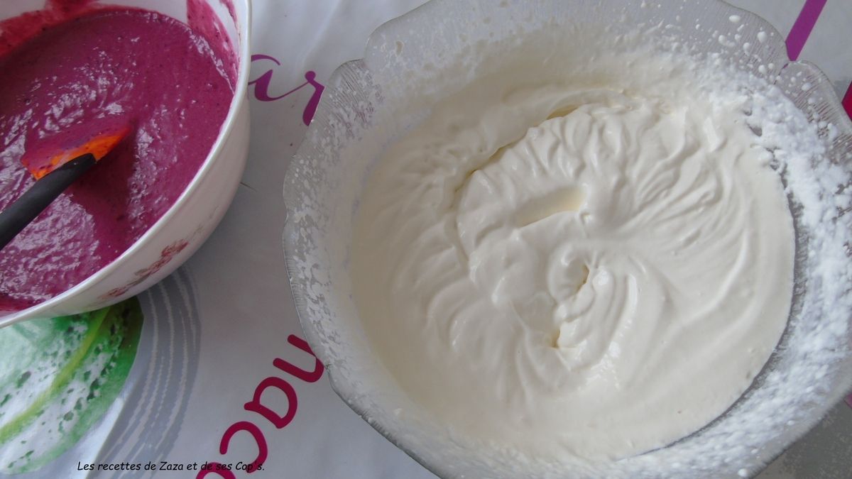 Bavarois aux fruits rouges - Les recettes de Zaza