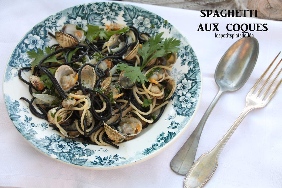 Spaghetti aux coques - Les petits plats de Béa
