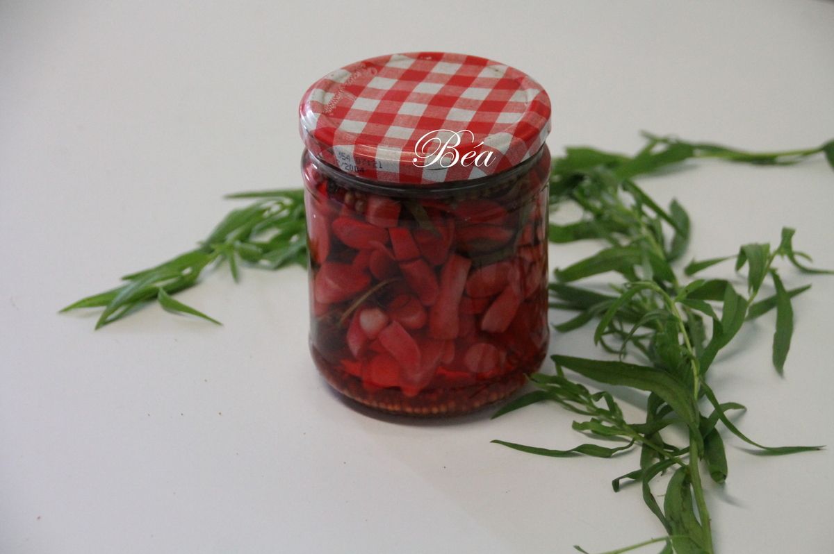 Salade de pommes de terre et pickles de radis - Les petits plats de Béa