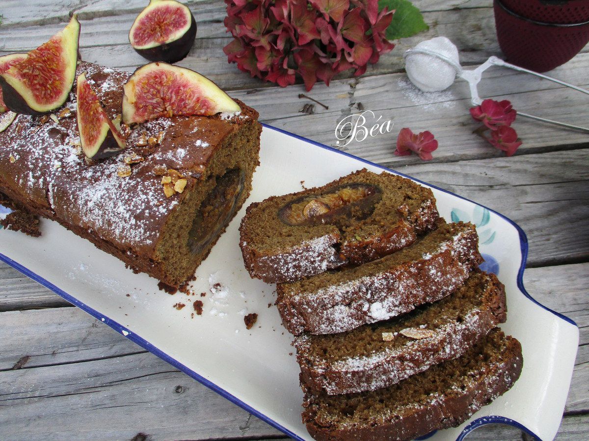 Cake à la chataigne et aux figues - Les petits plats de Béa
