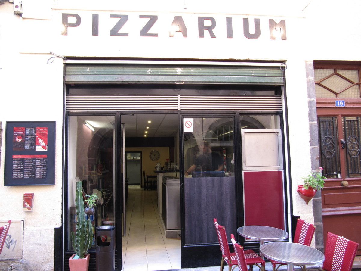 La carte du Pizzarium - Le Pizzarium de Clermont Ferrand