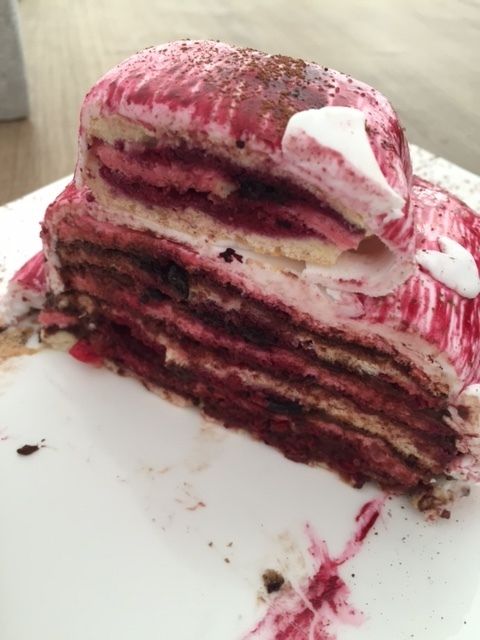 Gâteau choco/fruits rouges (sans gluten, sans lactose) - J'ai décidé de ...