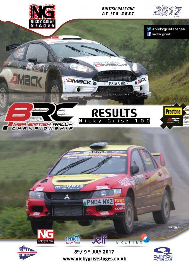 NICKY GRIST STAGES-BRC British Rally Championship - RALLYE-PASSION FRANCE