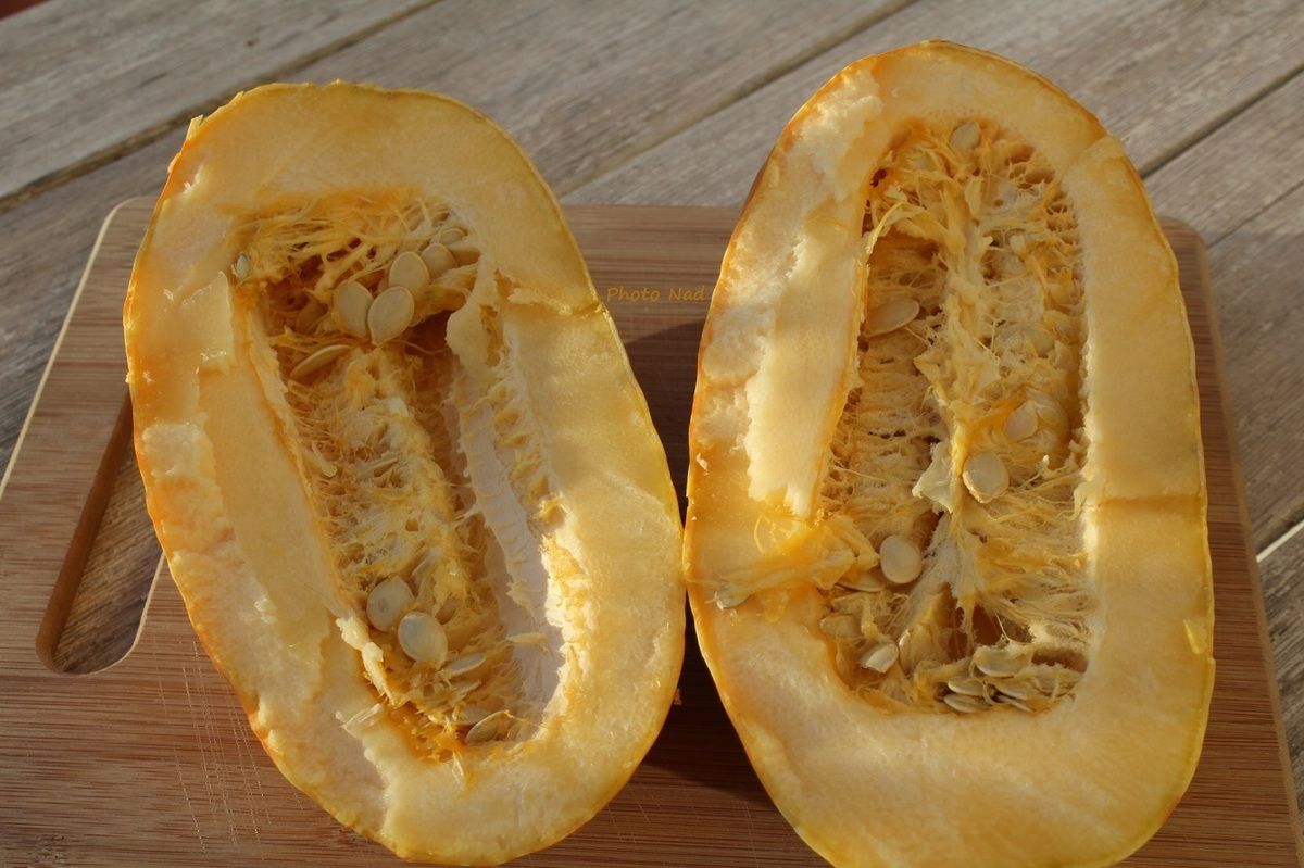 Courge spaghetti - Mamy Nadine cuisine...