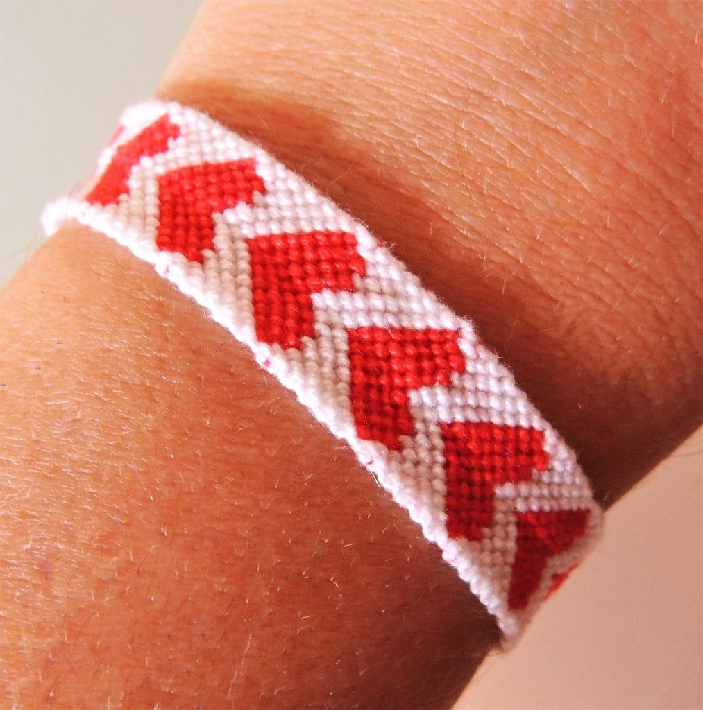 Bracelet brésilien motif coeur - les confections de laurence
