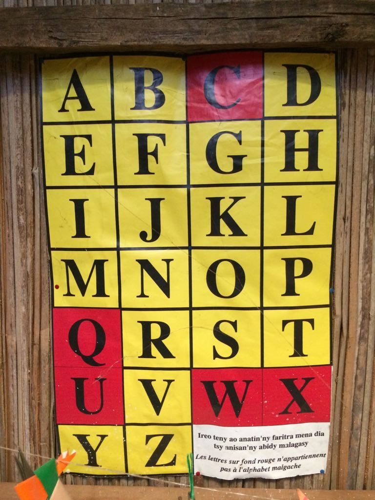 L'alphabet Malgache- le lycée de Manompana - comme-un-camion-rouge