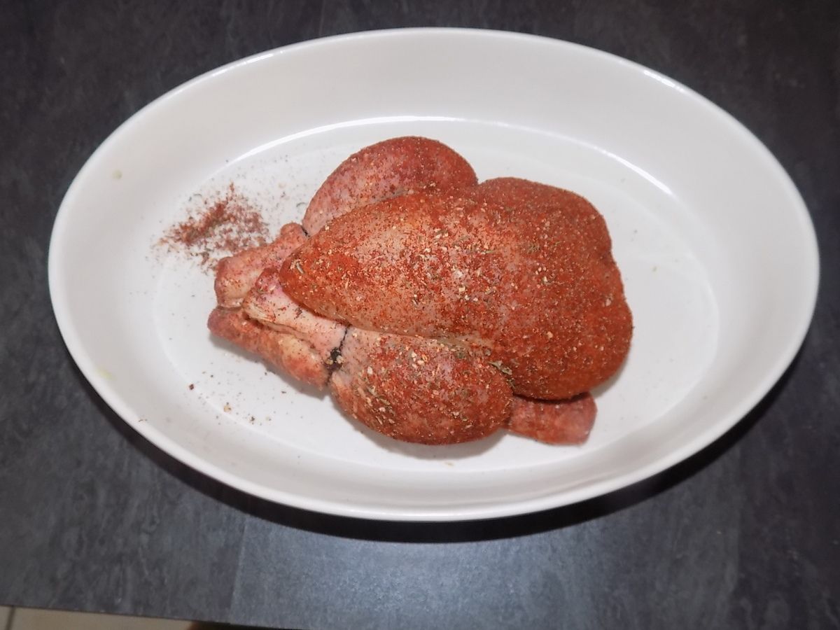 Poulet épicé roti dukan - La cuisine de Fanie