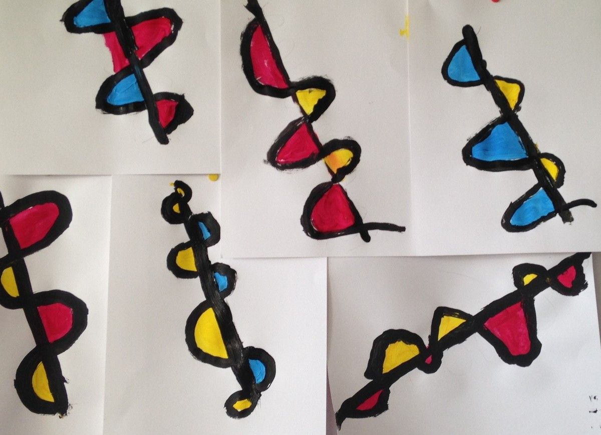 A la manière d'Alexander Calder (Graphisme : les vagues) GS - Lez'arts ...