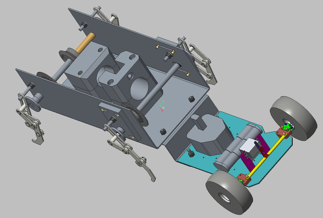 CAO - Creo - Le robot marcheur ZINI
