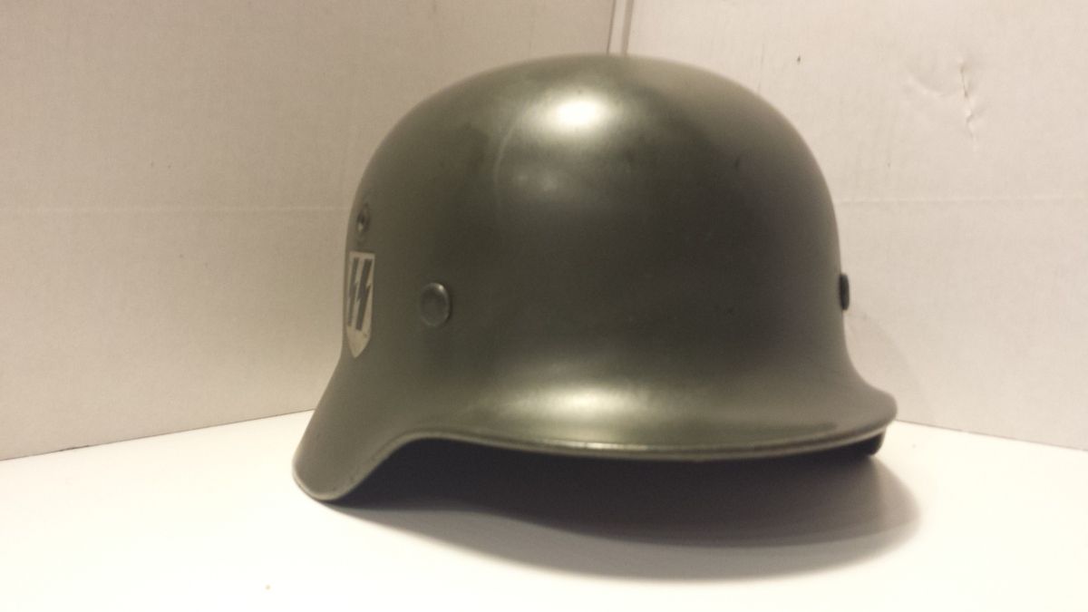 CASQUE ALLEMAND M40 Waffen SS & cover - Ma Petite Collec Casques Militaires.