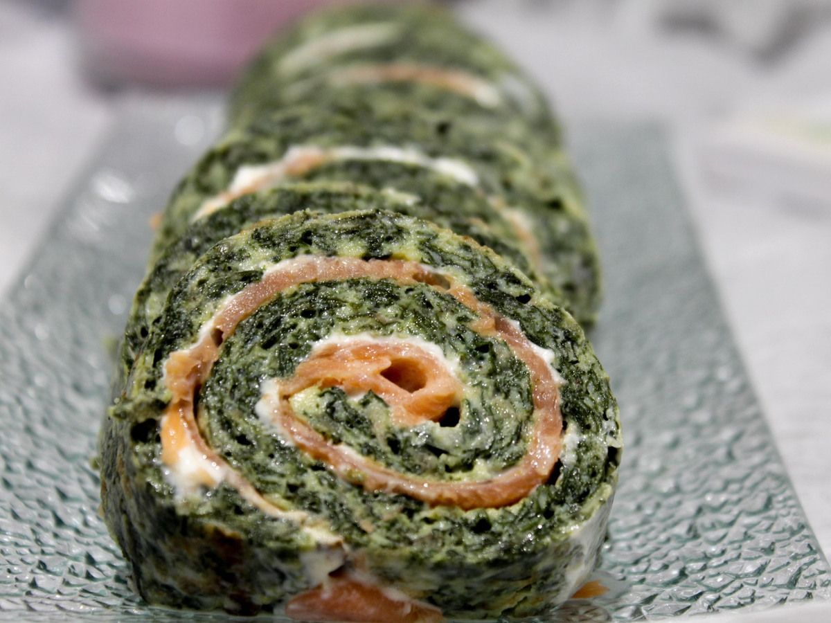 Roulé de blettes à la truite fumée - Comme une Violette