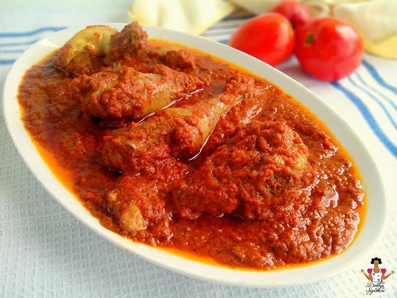 Cameroon Rice and Chicken Stew (Tomato Based stew) - Cambosso237