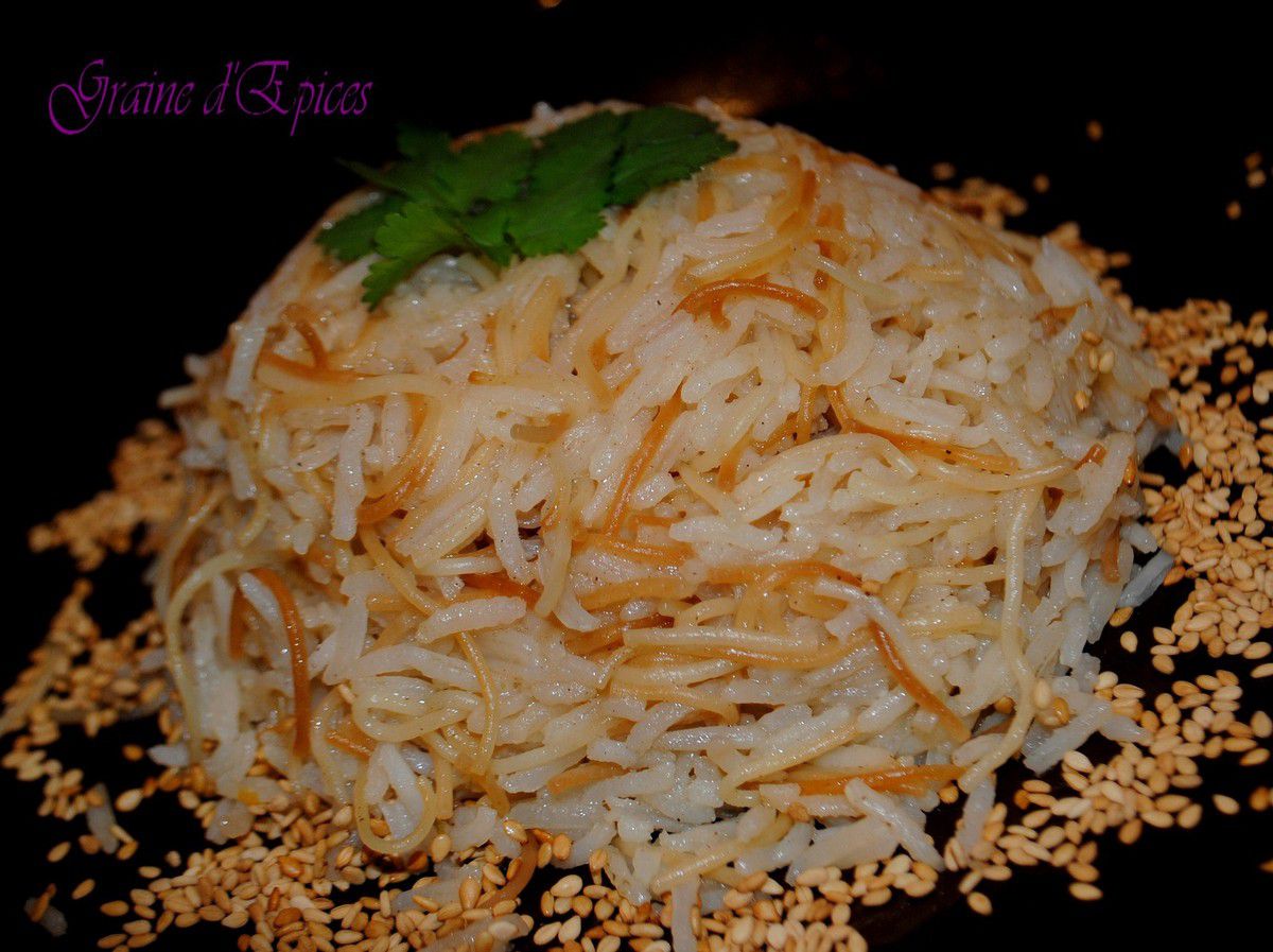 Riz au Vermicelle à la Libanaise - Graine d'Epices