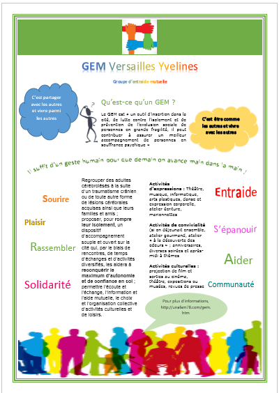 Notre affiche explicative - Association