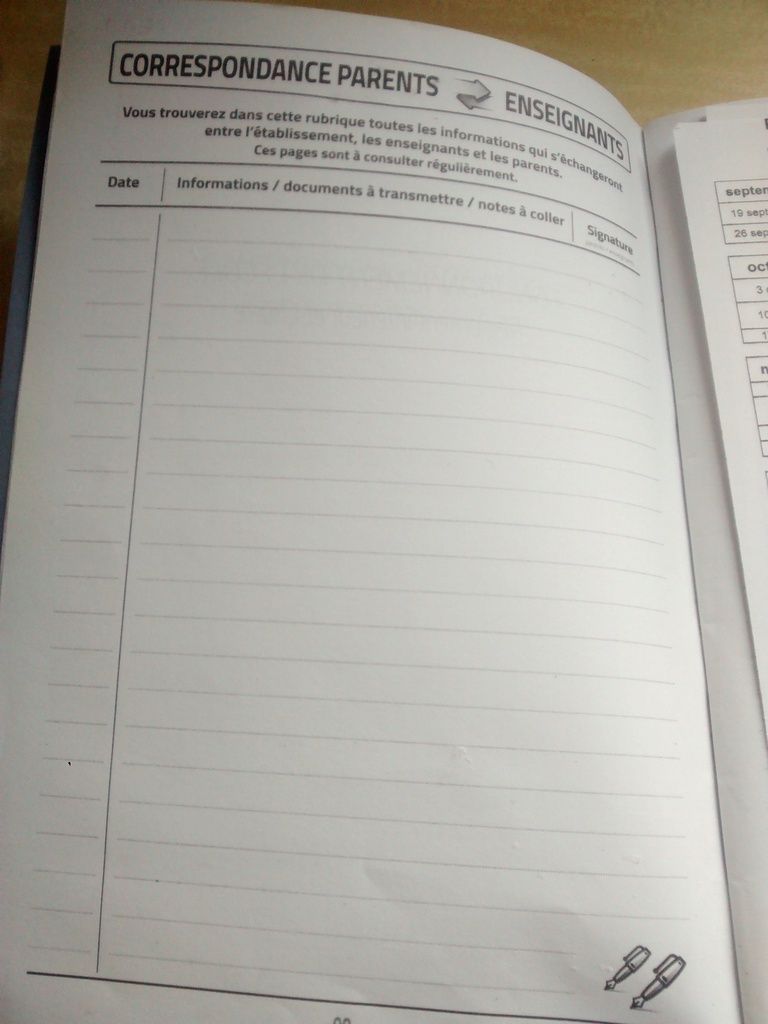 Le carnet de correspondance - Apprendre le français avec et pour vos ...