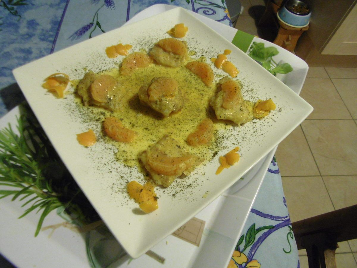 Poisson - Pavé de Morue au Beurre Orangé - recette de Marie
