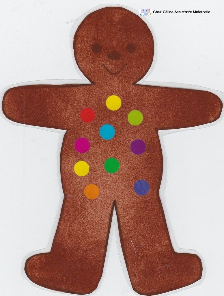 Bonhomme Pain d'épice - Chez Céline Assistante Maternelle