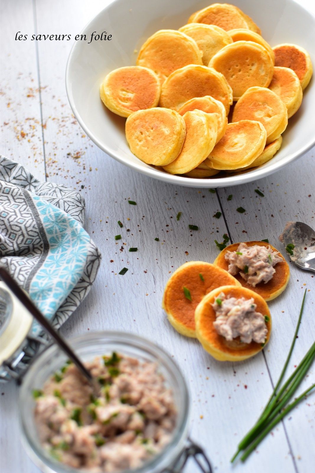 Mini blinis moelleux - Les Saveurs en Folie