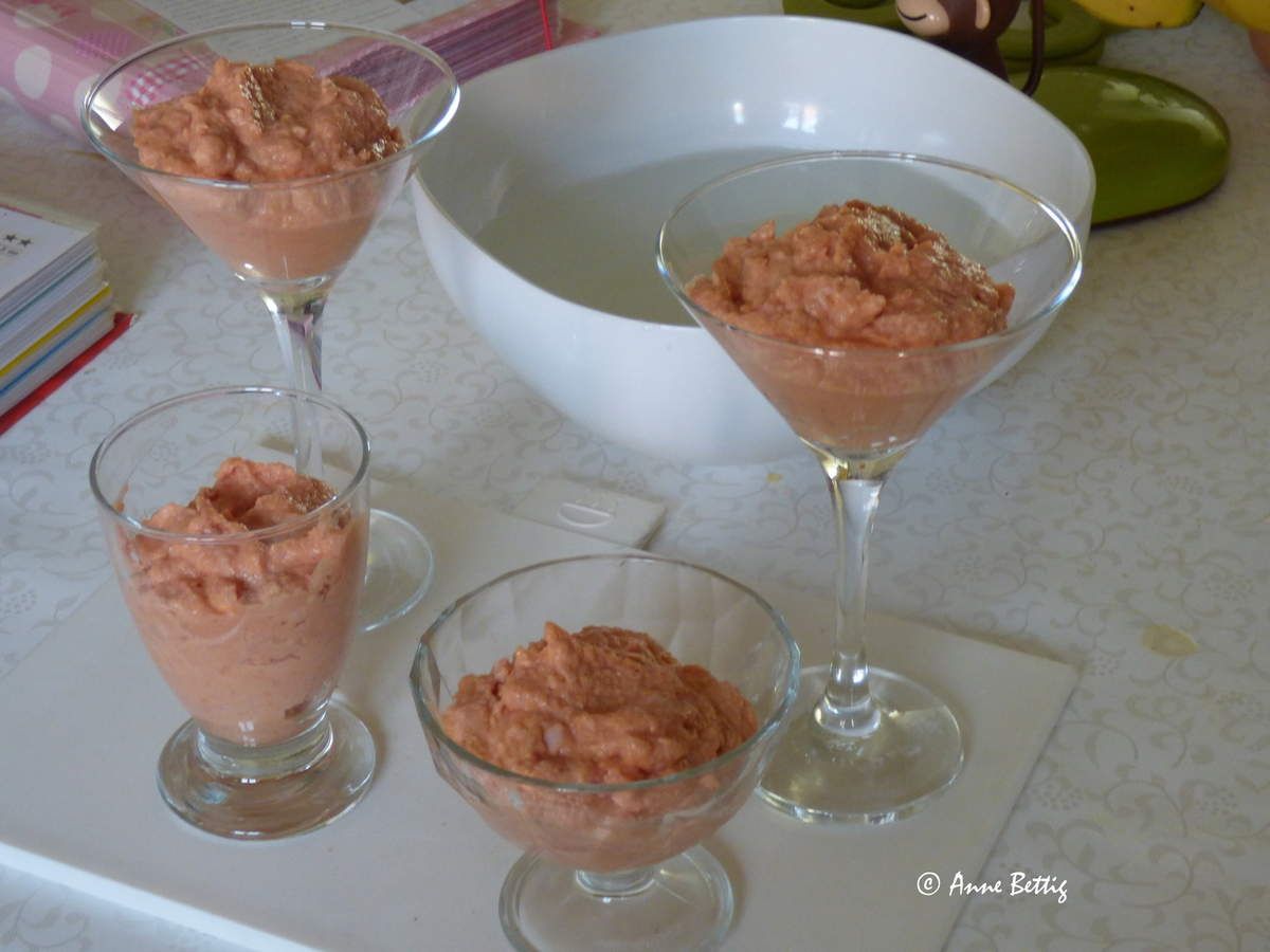 Ham mousse met Parmezaanroom - La cuisine toute simple de Mamita