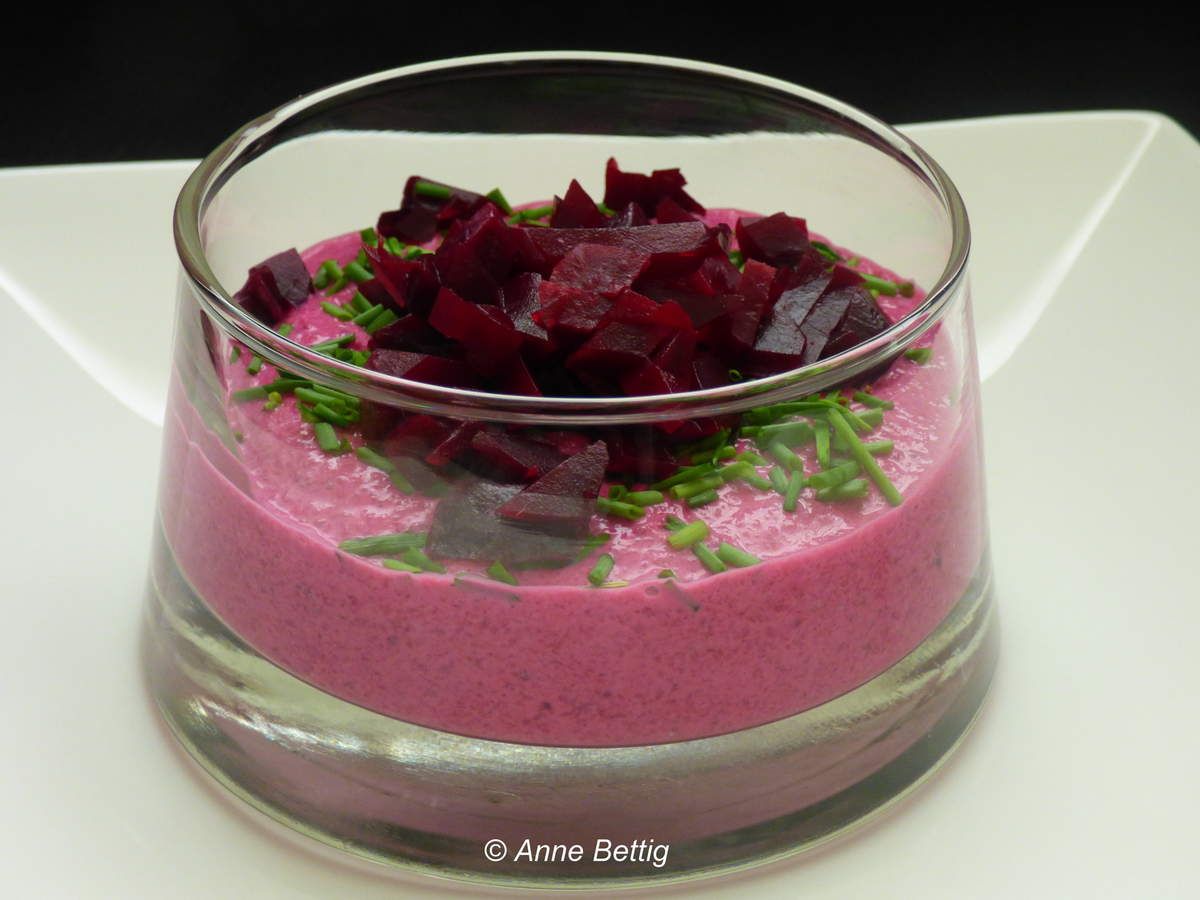 Crème de betterave rouge - La cuisine toute simple de Mamita