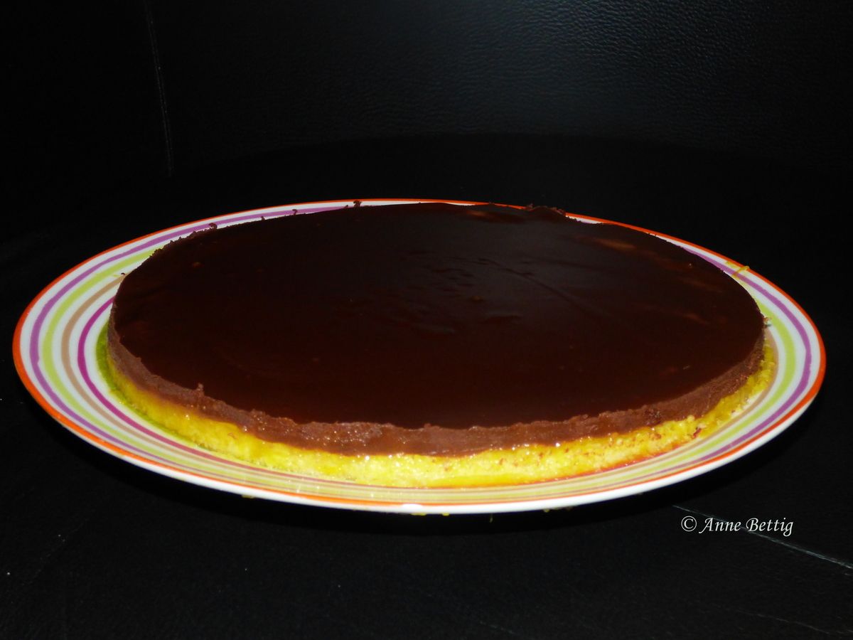 Gâteau genre Pim's orange géant - La cuisine toute simple de Mamita