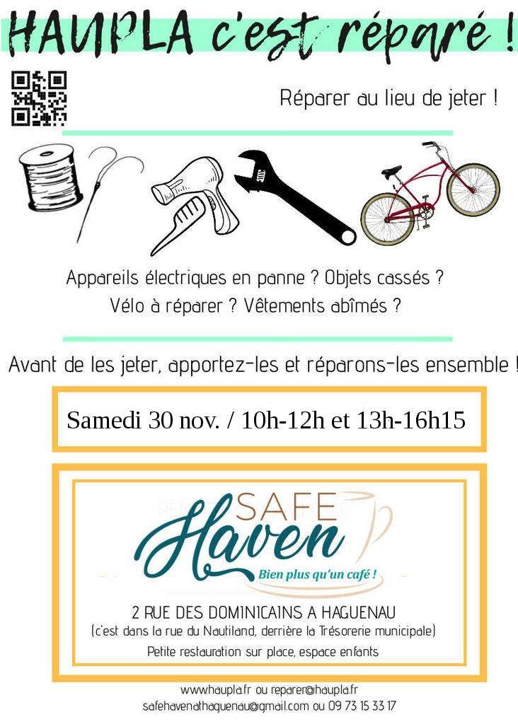 30 novembre 2019 : 7ème Repair Café de Haguenau (67) - les bons plans ...