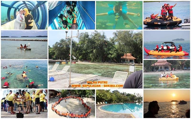 Pulau Putri Wisata Bahari Pulau Seribu Jakarta - Travel Wisata Tour ...