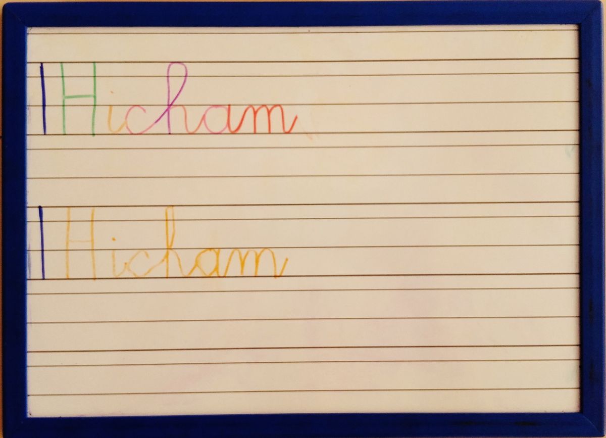 Ecrire Son Prénom En Attaché Cursive Lutins De Maternelle