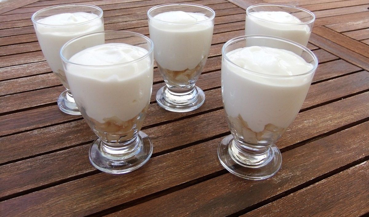 Mousse de fromage blanc aux poires - Mes petites recettes du quotidien