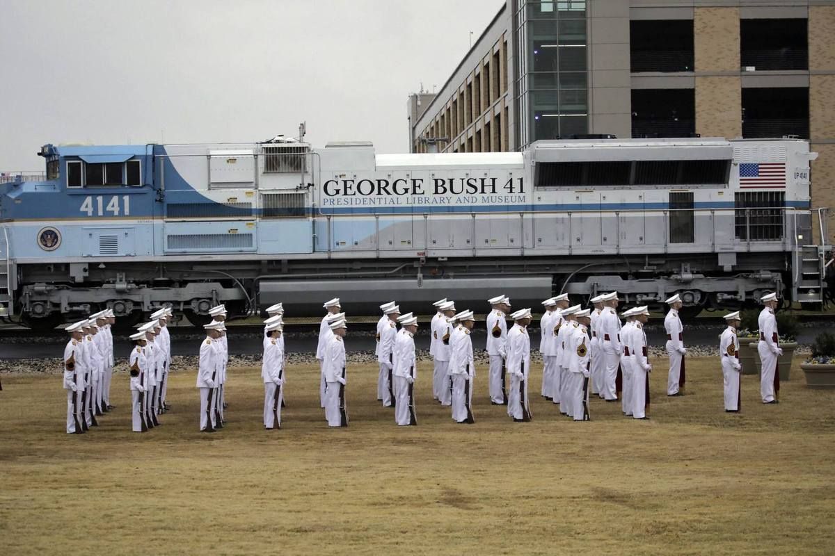 Le train funéraire George Bush - American Train