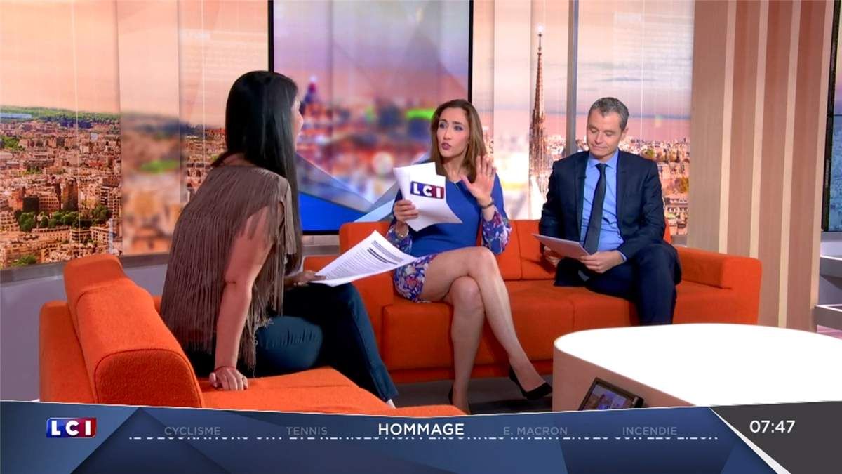 Sylvia Amicone LCI Matin Weekend LCI le 15.07.2017 - Les Caps de TomA